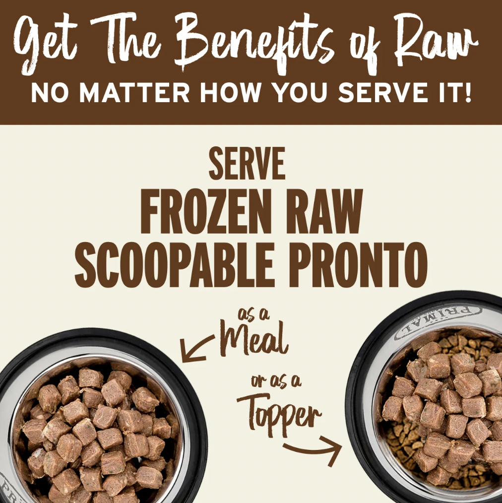 Primal canine frozen Pronto Beef 4lb – DistrictDog_BK